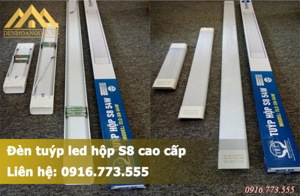 Đèn tuýp led hộp giá rẻ, đèn tuýp led hộp 1m2 siêu sáng