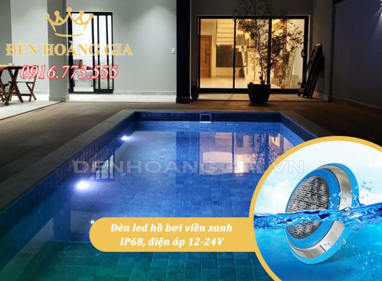 Đèn led hồ bơi 12V - 24V an toàn, IP68 chống nước - Giá tốt 2026