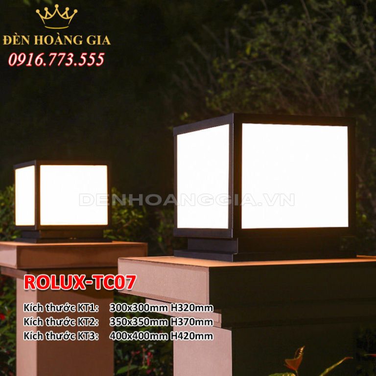 TOP 5 mẫu đèn trụ cổng hiện đại đẹp nhất hiện nay