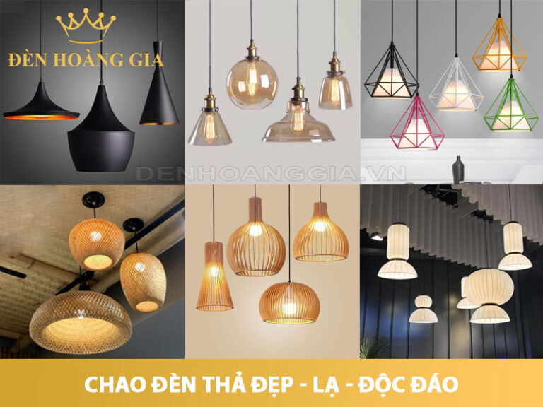 Khám phá những mẫu chao đèn thả đẹp, độc đáo và hiện đại